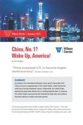 China, No. 1? Wake Up, America! | Wilson Center