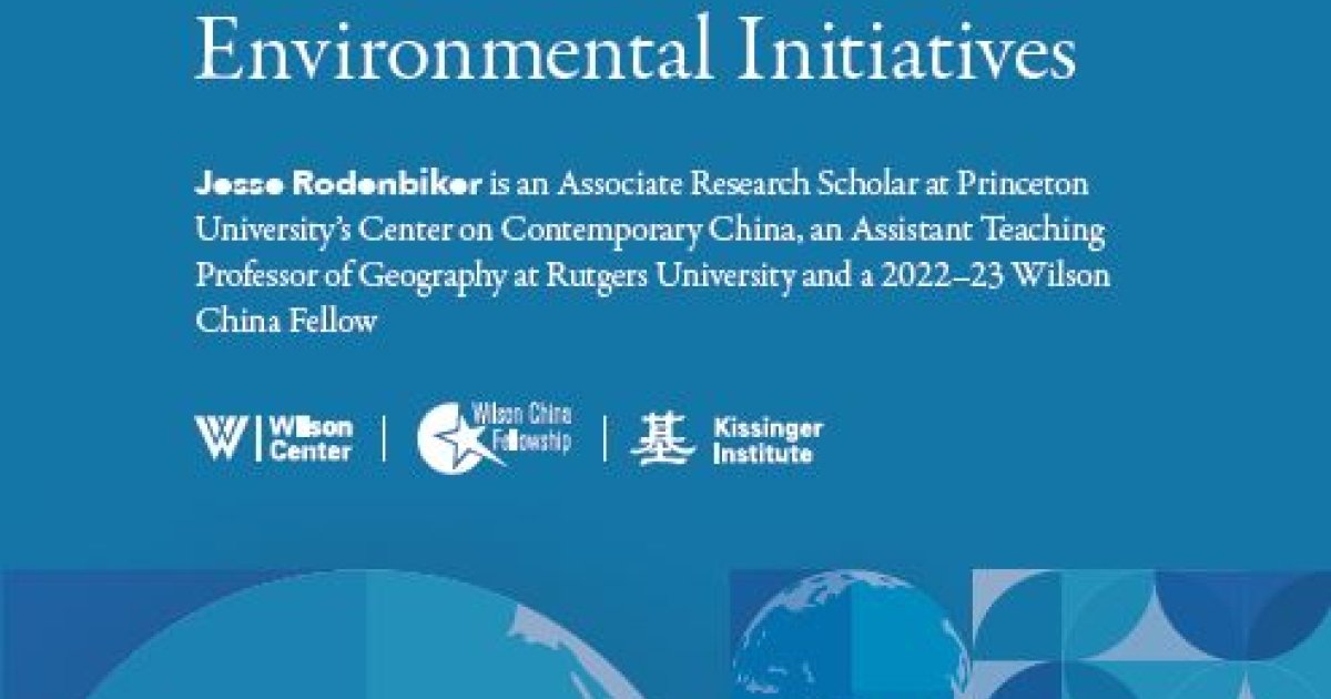 Ecological Civilization Goes Global: China’s Green Soft Power and South ...